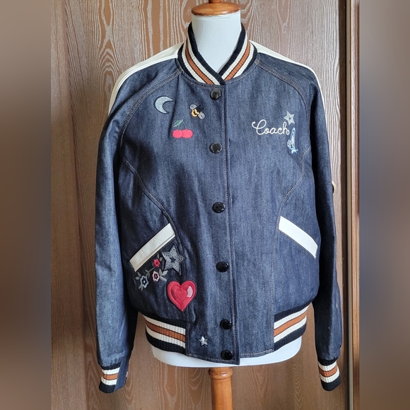 Coach | Jackets & Coats | Coach Womens Varsity Letterman Jacket | Poshmark